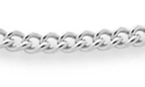 Monica Vinader Curb Chain Necklace - Silver