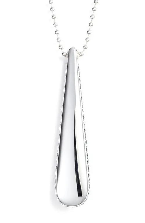 Lagos Signature Caviar Teardrop Pendant Necklace