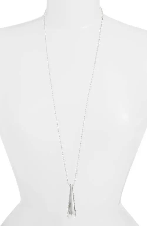Lagos Signature Caviar Teardrop Pendant Necklace