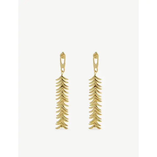 OROTON Jolie -toned Brass Drop Earrings