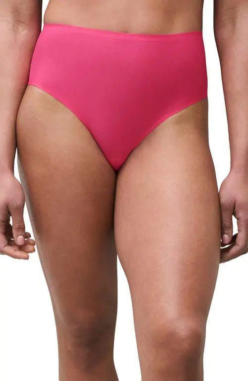 Chantelle Soft Stretch Seamless Retro Thong - Lipstick