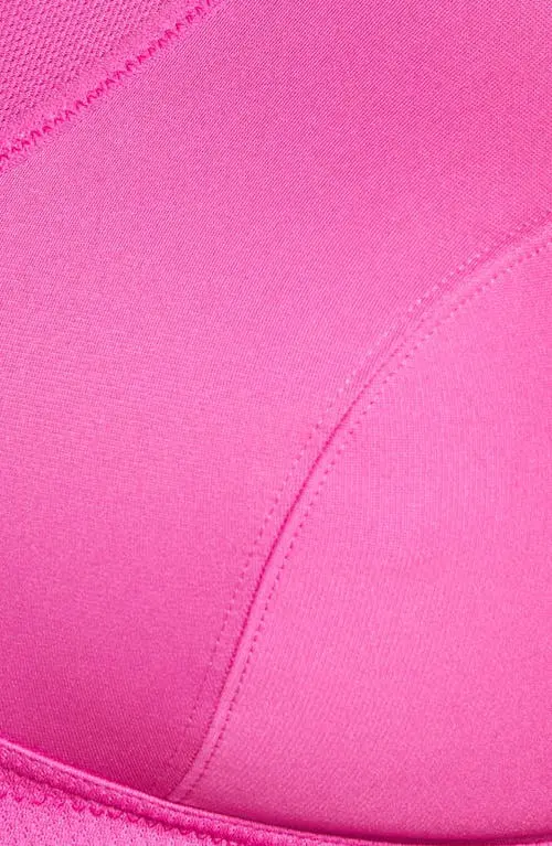 GLAMORISE No-bounce Camisole Sports Bra - Rose Violet