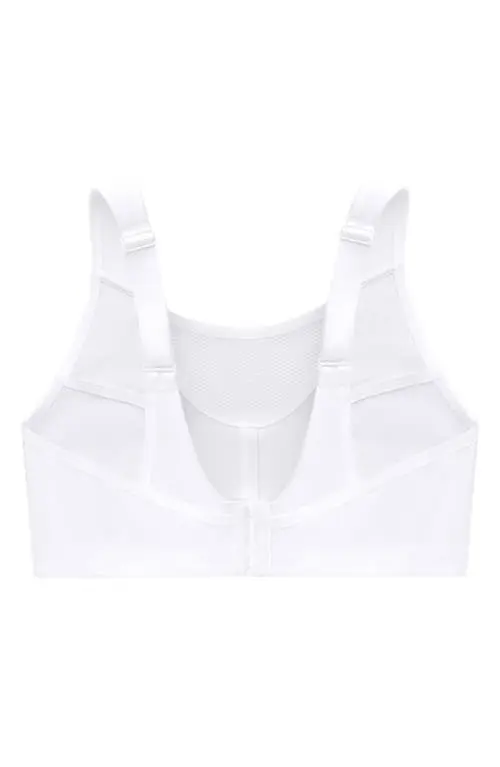 GLAMORISE No-bounce Camisole Sports Bra - White
