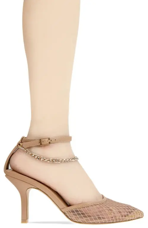 Bcbgmaxazria Mayah Ankle Strap Pump - Tan
