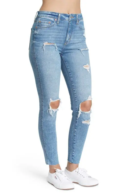 DAZE Money Maker Vintage Ripped High Waist Jeans