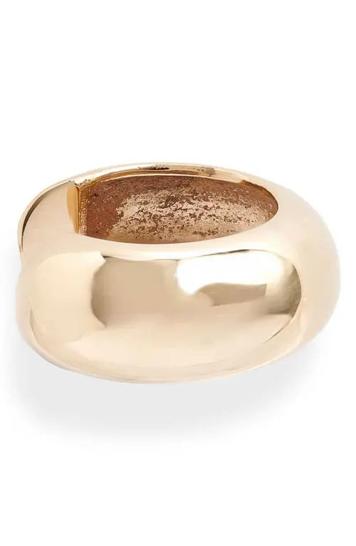 Zoe Chicco Thick Round Ear Cuff - Yellow Gold