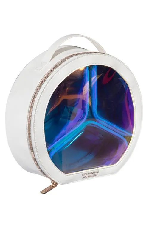 Stephanie Johnson Miami Nights Frost Riley Jewelry & Makeup Bag