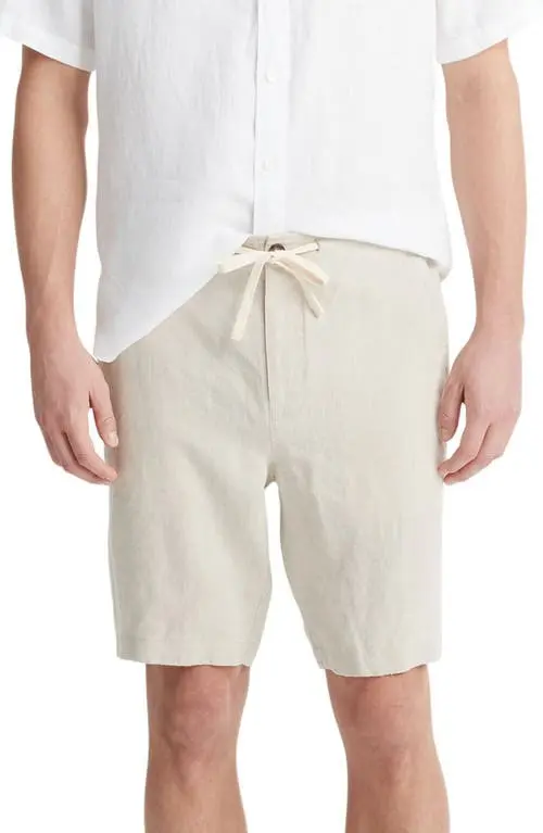 Vince Lightweight Hemp Blend Drawstring Shorts - Pumice Rock