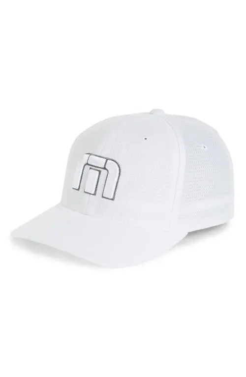 Travis Mathew B-bahamas Baseball Cap - Whitednu