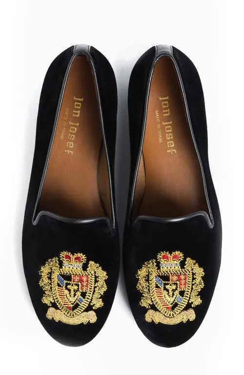 JON JOSEF Gatsby Embroidered Flat