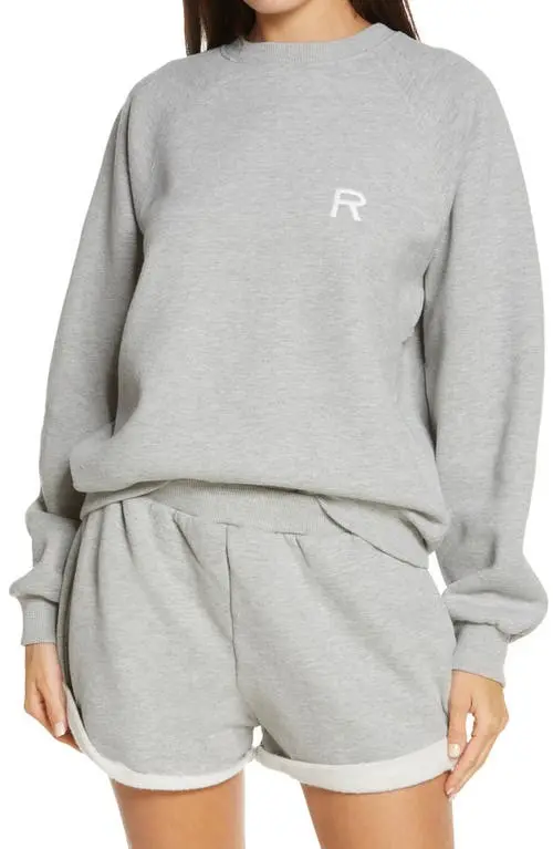 RAGDOLL LA Oversized Pullover Sweatshirt - Heather Grey