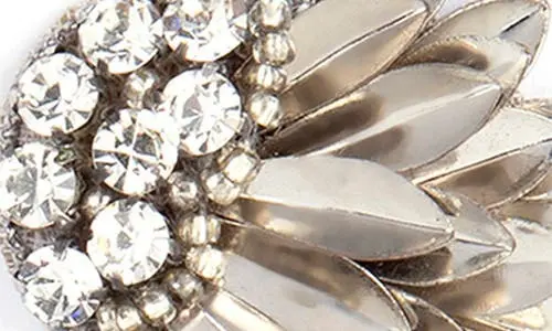 Deepa Gurnani Perry Wing Drop Earrings - Silver