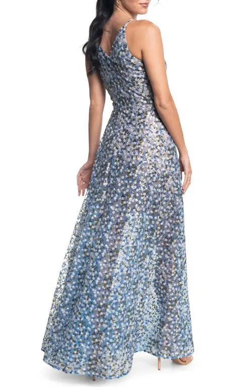 Dress The Population Ariyah Sequin Embroidered Ballgown