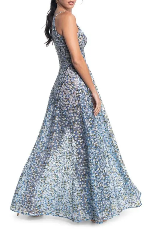 Dress The Population Ariyah Sequin Embroidered Ballgown