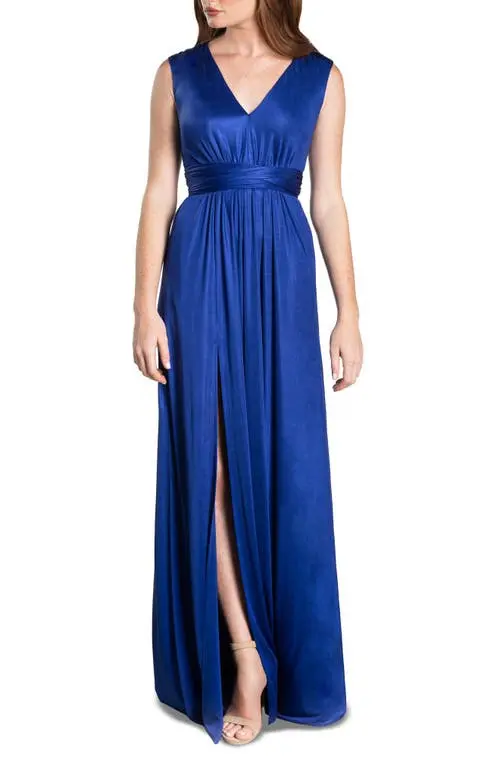 open lace back dress Amazon.com: Dress the Population Women's Krista V Neck TIE Waist Coated  Jersey Slit Front Maxi Dress, Dark Magenta, X-Small : Clothing, Shoes &  Jewelry