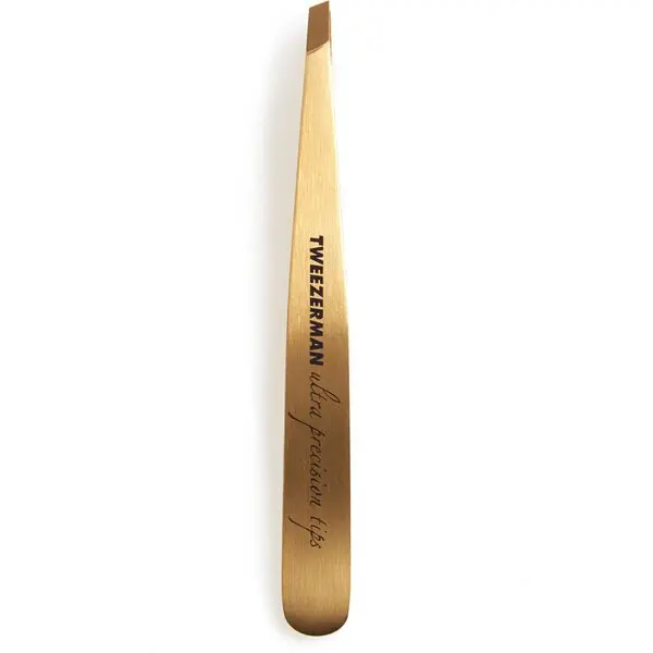 TWEEZERMAN Ultra Precision Slant Tweezer - Gold