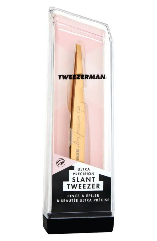TWEEZERMAN Ultra Precision Slant Tweezer - Gold