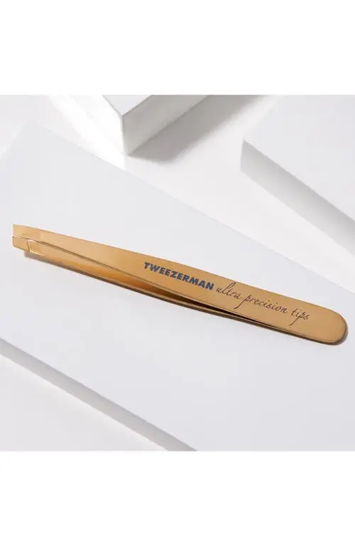 TWEEZERMAN Ultra Precision Slant Tweezer - Gold