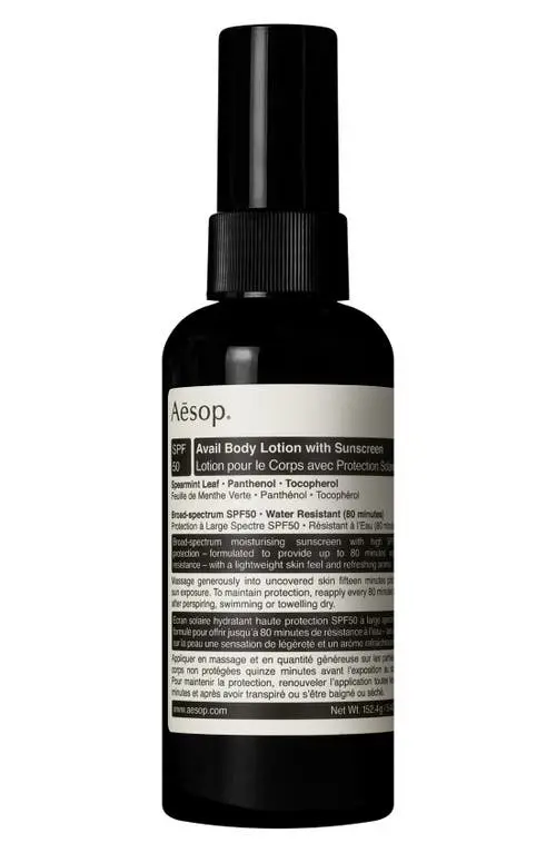 aesop - Avail Body Lotion With Sunscreen