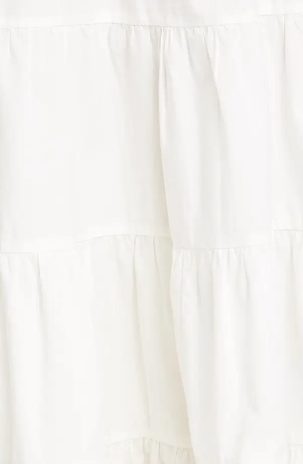 Ulla Johnson Sylvie Tiered Cotton Midi Skirt