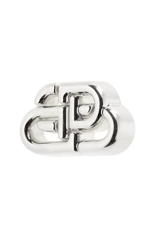 Balenciaga Interlocking Logo Stud Earrings