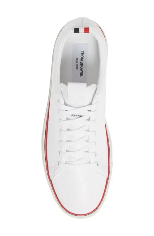 Thom Browne Leather Tennis Sneakers