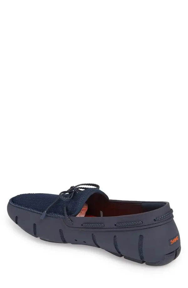 Swims Lace Loafer - Navy Fabric