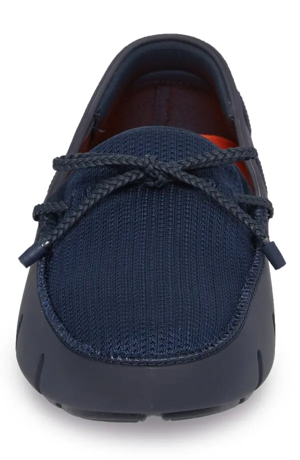 Swims Lace Loafer - Navy Fabric