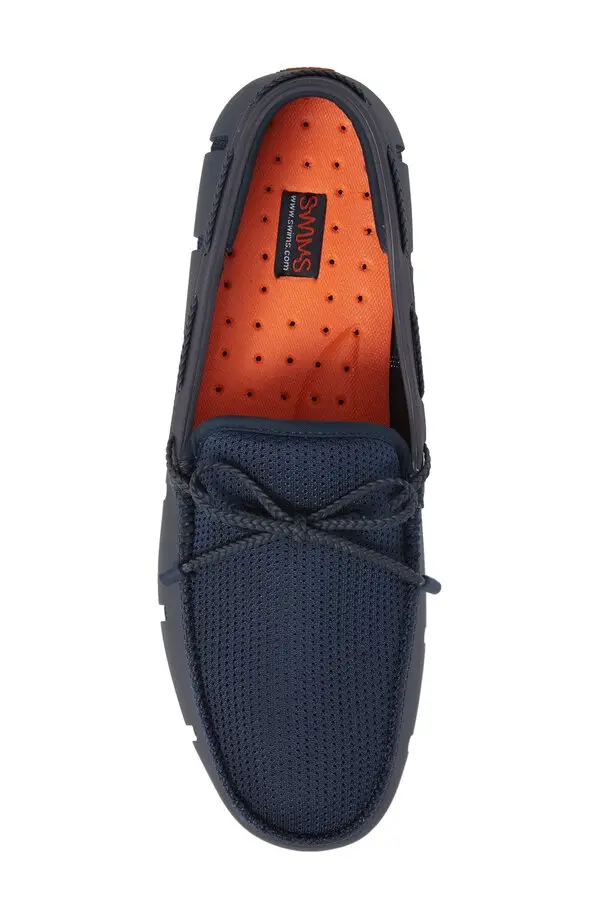 Swims Lace Loafer - Navy Fabric