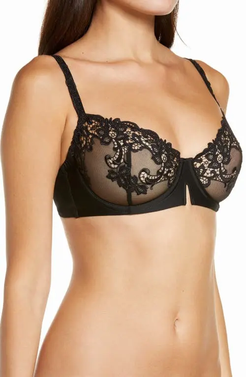 Simone Perele Saga Underwire Demi Bra - Black/blk