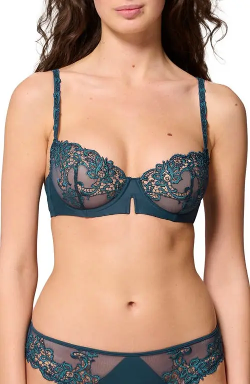 Simone Perele Saga Underwire Demi Bra - Prestige Blue
