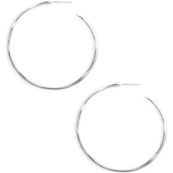Ippolita Sterling Squiggle Hoop Earrings - Silver