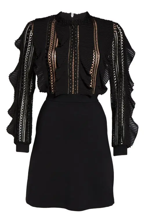 French Connection Patricia Long Sleeve Lace Dress