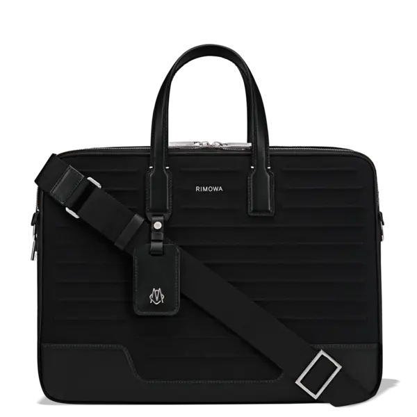 Rimowa Never Still Canvas Briefcase - Black | Editorialist
