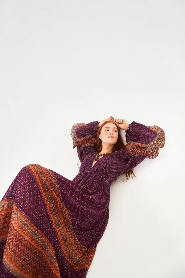 Farm Rio Sophie Scarf Maxi Dress In Multi - 40% Off | Editorialist