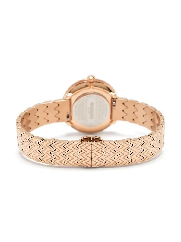 Missoni Embossed Chevron-strap Watch