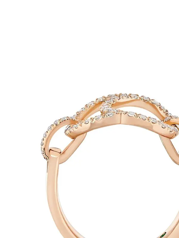 COURBET 18kt Recycled Rose Gold Celeste Laboratory-grown Diamond Ring - Pink