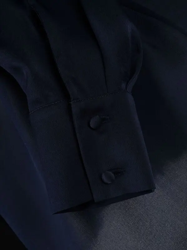Carine Gilson Long-sleeve Silk Shirt