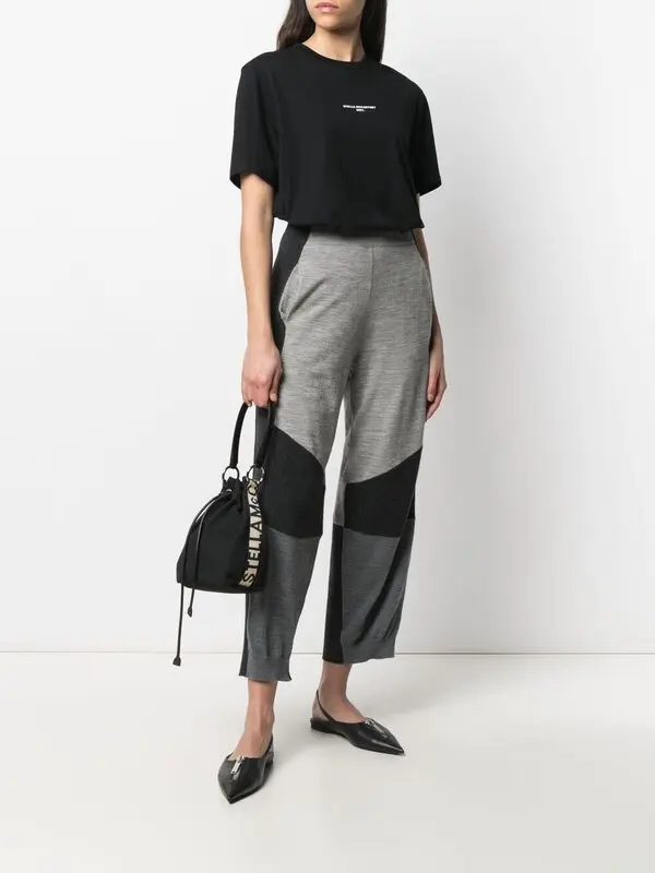Stella McCartney Colour-block Knitted Trousers