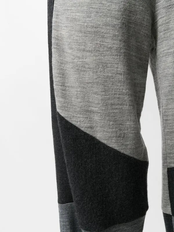Stella McCartney Colour-block Knitted Trousers