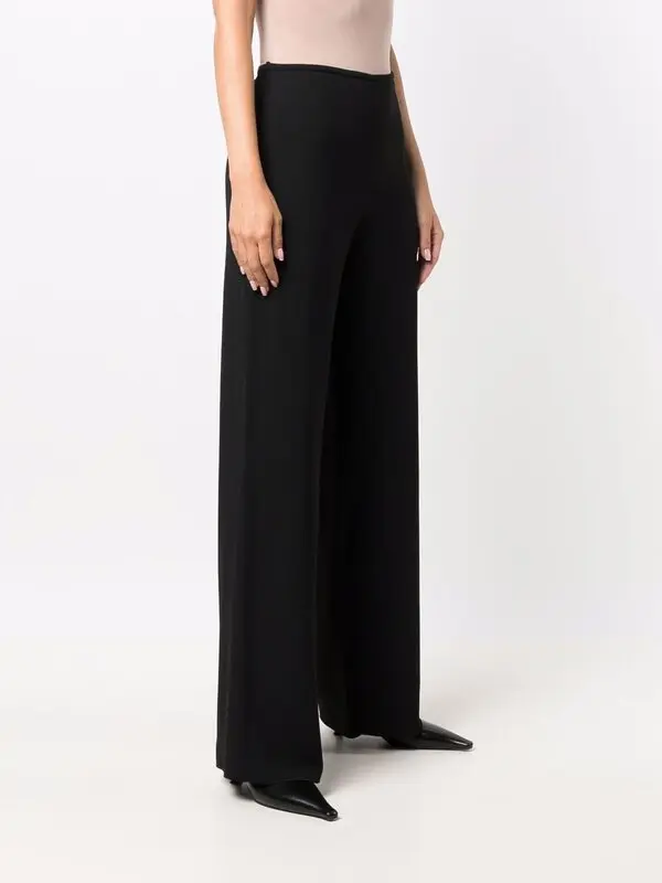 Emporio Armani High-waisted Wide-leg Trousers