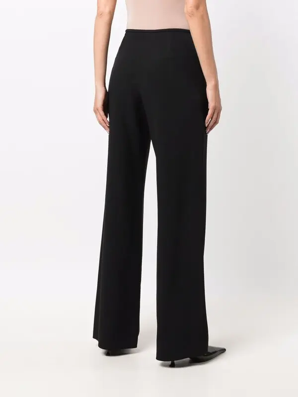 Emporio Armani High-waisted Wide-leg Trousers