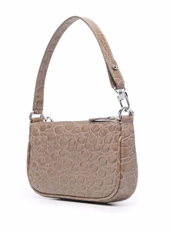 By Far Mini Rachel Chain Shoulder Bag - Grey