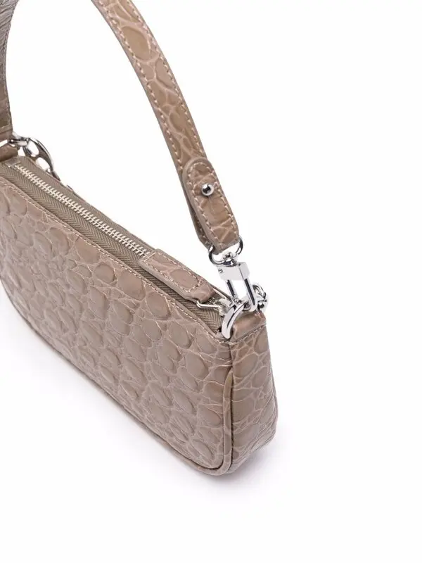 By Far Mini Rachel Chain Shoulder Bag - Grey