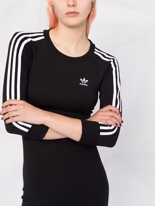 knee length dresses for ladies adidas Women's Originals 3 Stripes Dress