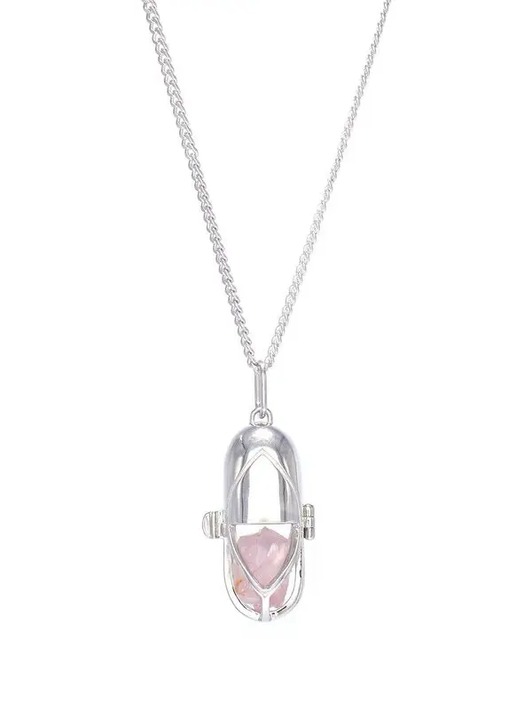 CAPSULE ELEVEN Crystal Pendant Necklace - Silver