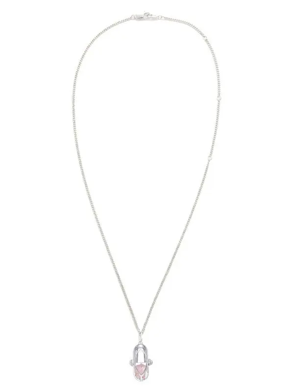 CAPSULE ELEVEN Crystal Pendant Necklace - Silver