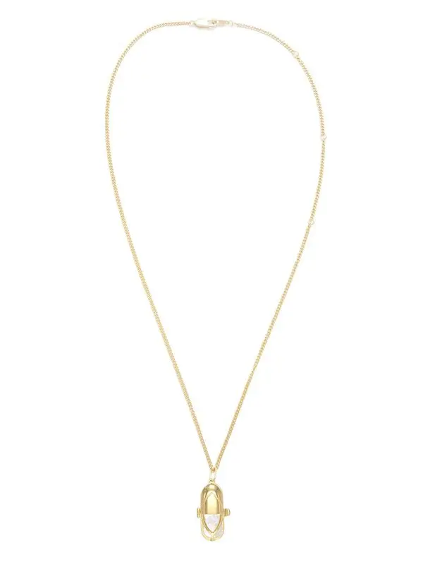 CAPSULE ELEVEN Crystal And Quartz Pendant Necklace - Gold