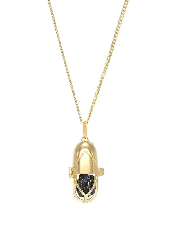 CAPSULE ELEVEN Crystal Pendant Necklace - Gold