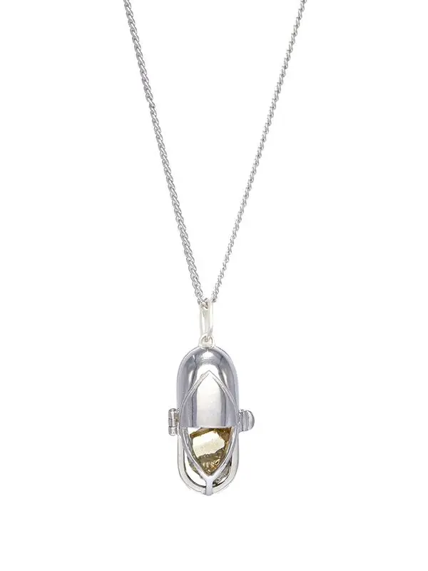 CAPSULE ELEVEN Crystal Pendant Necklace - Silver